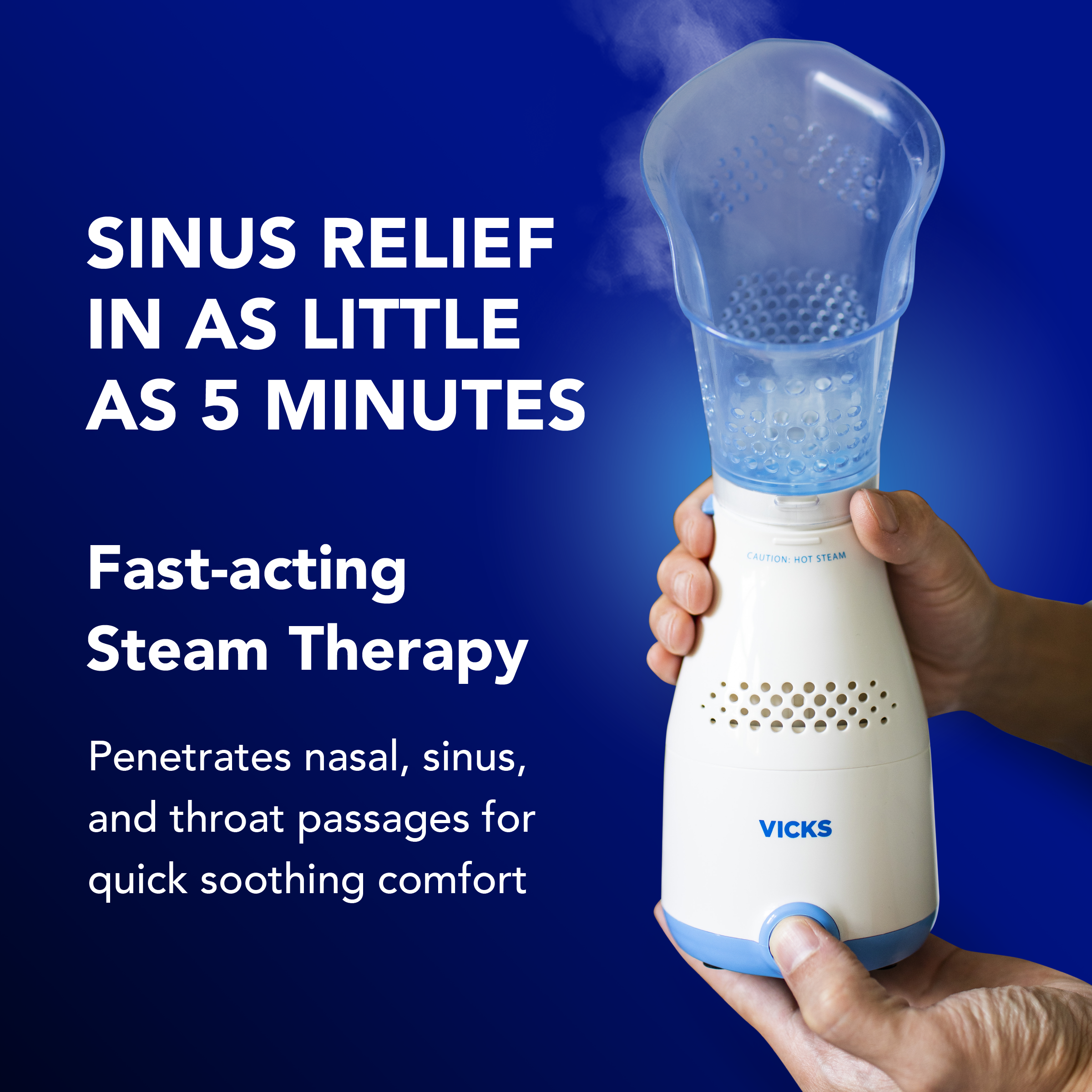 Plug-In Sinus Inhaler, 4 VapoPads included - Vicks Humidifiers